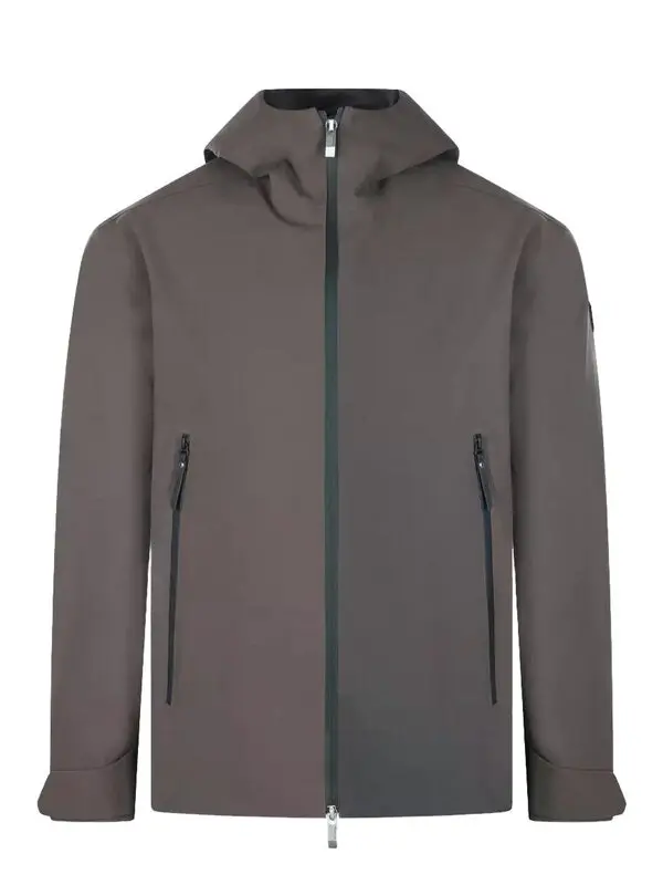 Moncler Logo Patch Jacket - Grey