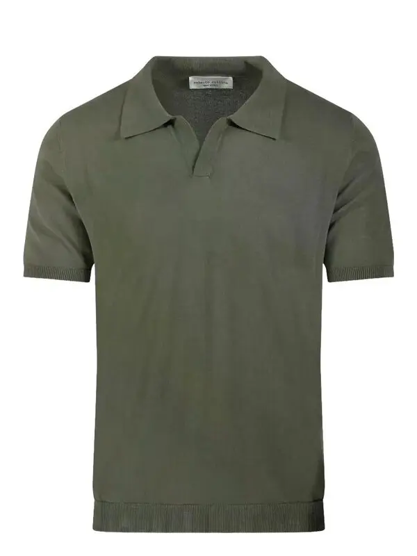 ROBERTO COLLINA V-neck T-shirt - Green