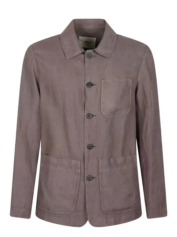 Altea Patch-pocket Overshirt - Brown