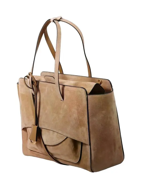 HIDESINS Flap Tote Bag - Brown