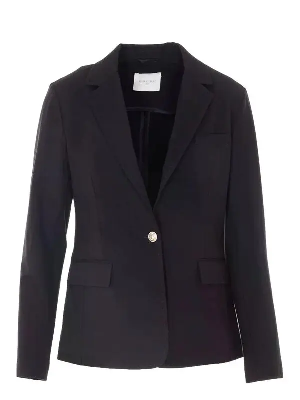 CIRCOLO 1901 Buttoned Blazer - Black
