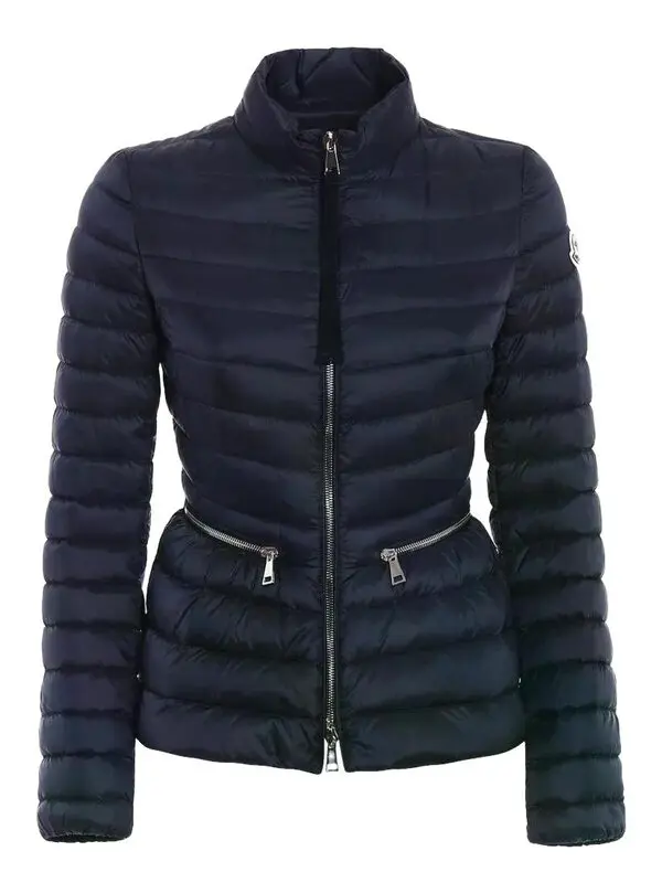 Moncler Agate Zipped Padded Jacket - Blue
