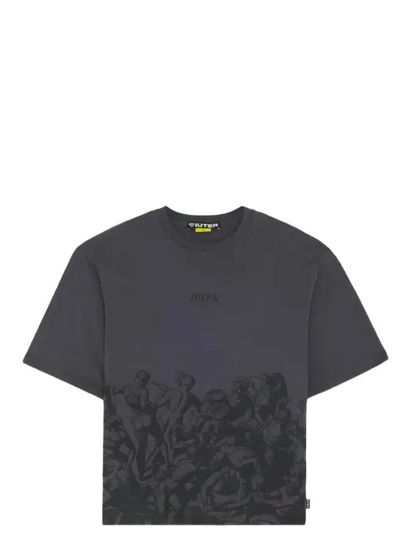 IUTER Battle Reverse Stitch T-shirt - Grey