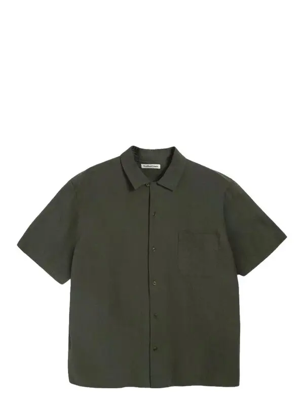 You Must Create Seersucker Shirt - Green