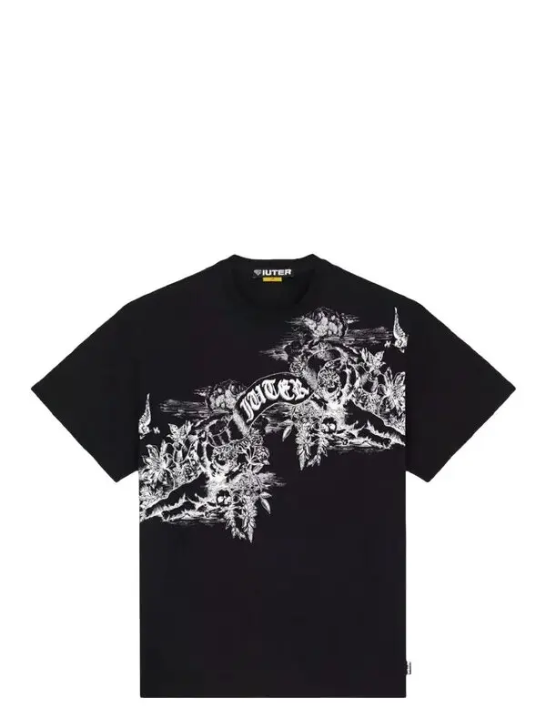 IUTER Paradise Print T-shirt - Black