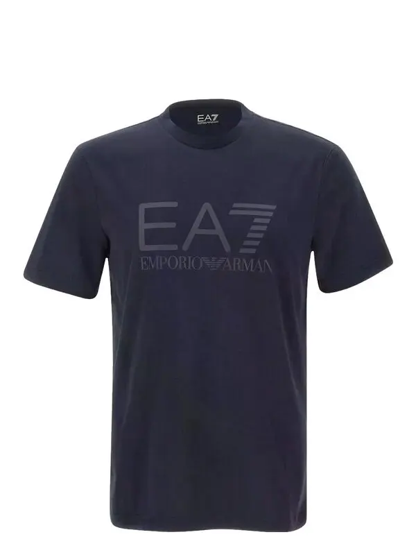 EA7 Tonal Logo Print T-shirt - Blue