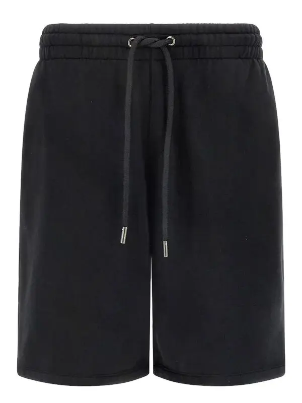Off-White Printed Bermuda Shorts - Black