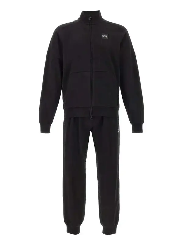 Emporio Armani Visibility Zipped Tracksuit - Black