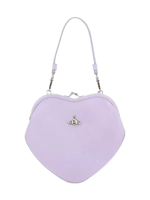 VIVIENNE WESTWOOD Heart Frame Shoulder Bag - Purple