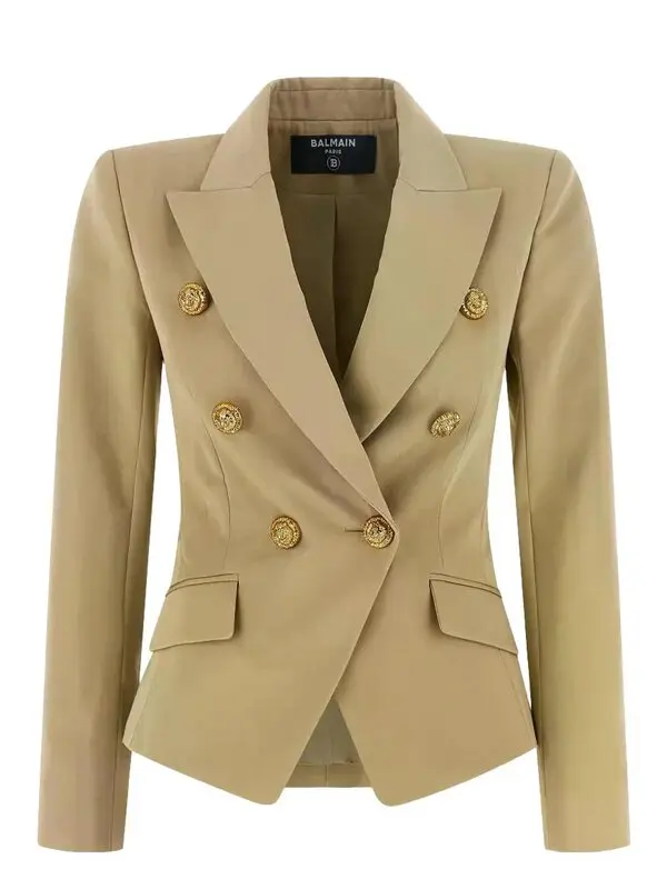 Balmain Double-breasted Buttoned Blazer - Neutrals