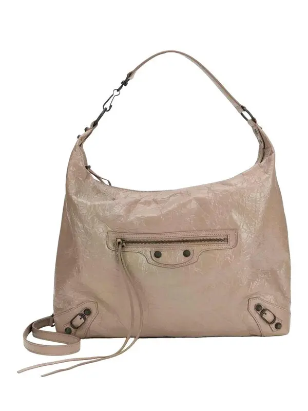 Balenciaga Medium Le City Arena Shoulder Bag - Neutrals