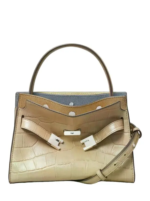 Tory Burch Petite Radziwill Embossed Tote - Neutrals