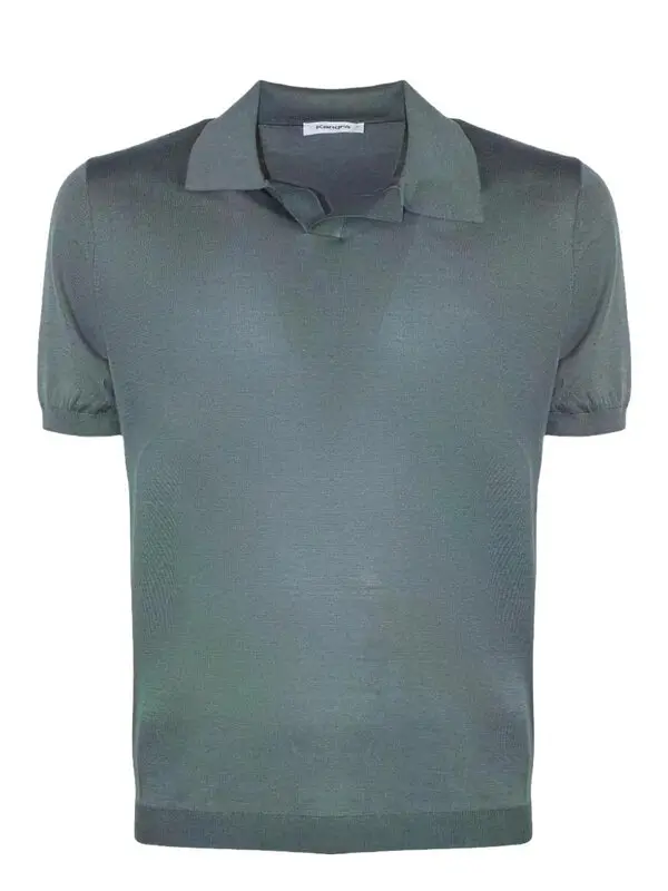 KANGRA Short-sleeve Polo Shirt - Green