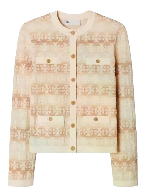 Tory Burch Kendra Cardigan - Neutrals