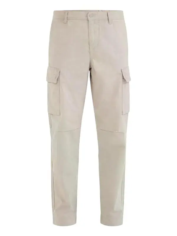 BOSS Buttoned Trousers - Neutrals