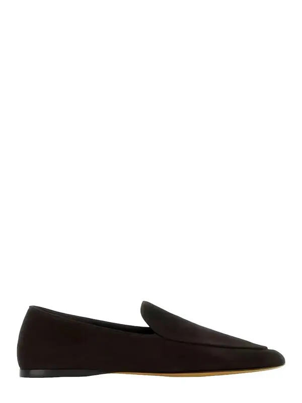 THE ROW Awar Flat Loafers - Brown