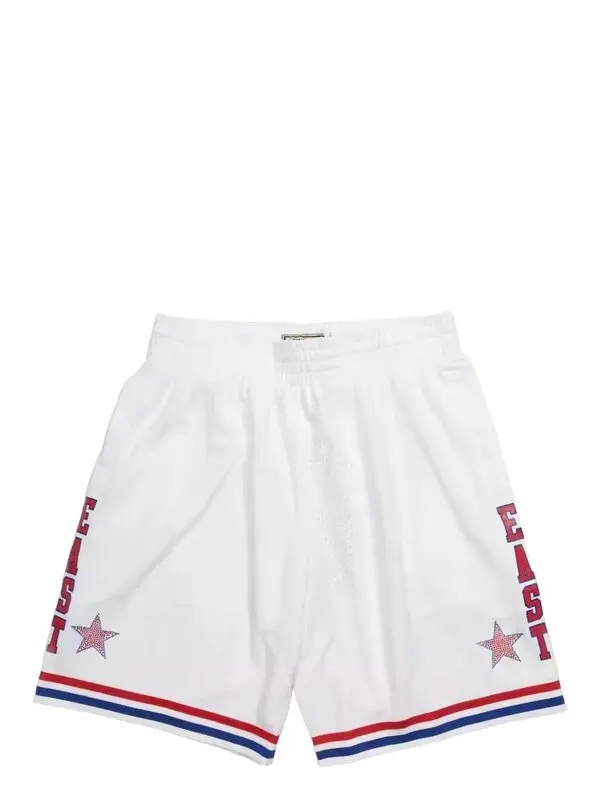 Mitchell & Ness Nba 1988 All-star Game Striped Shorts - White