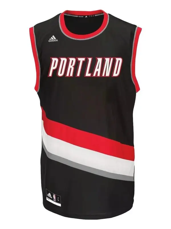 Adidas Portland Trail Blazers Swingman Tank Top - Black