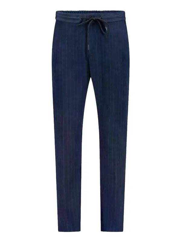 TOMBOLINI Pinstripe Drawstring Trousers - Blue