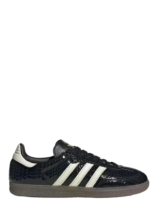 Adidas Samba Striped Sneakers - Black