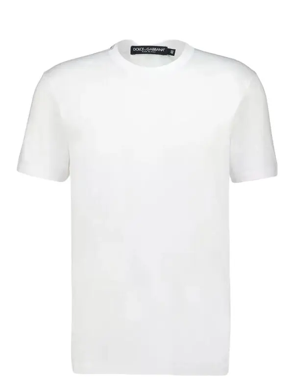 Dolce & Gabbana Crewneck Cotton T-shirt - White