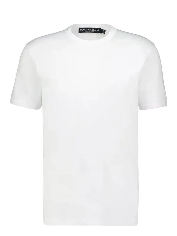 Dolce & Gabbana Crewneck Cotton T-shirt - White