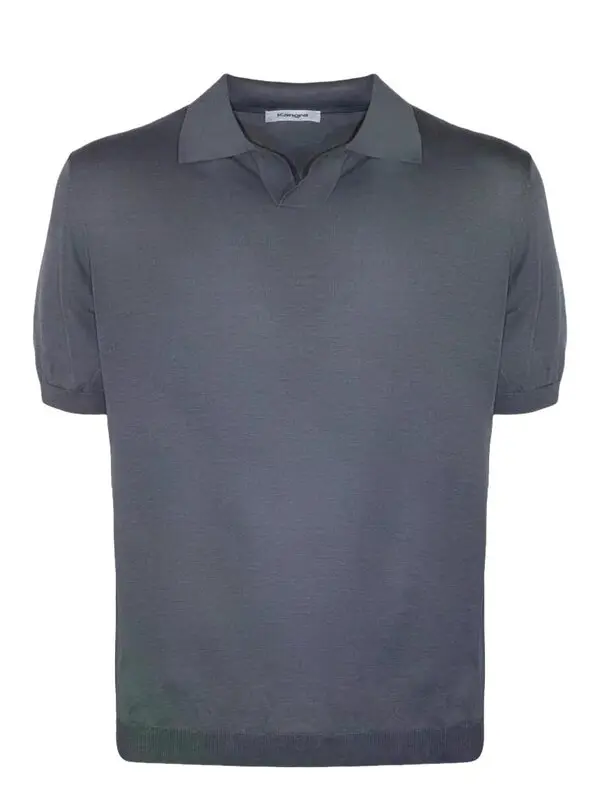 KANGRA Short-sleeve Polo Shirt - Grey