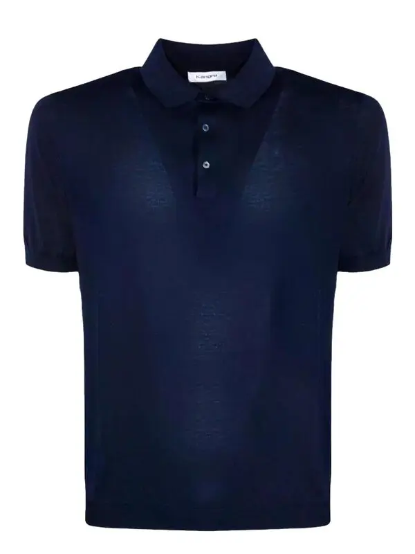 KANGRA Button Polo Shirt - Blue