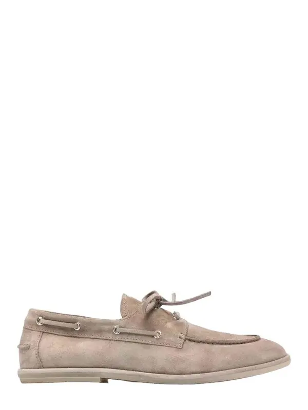 Officine Creative Love 101 Suede Boat Shoes - Neutrals