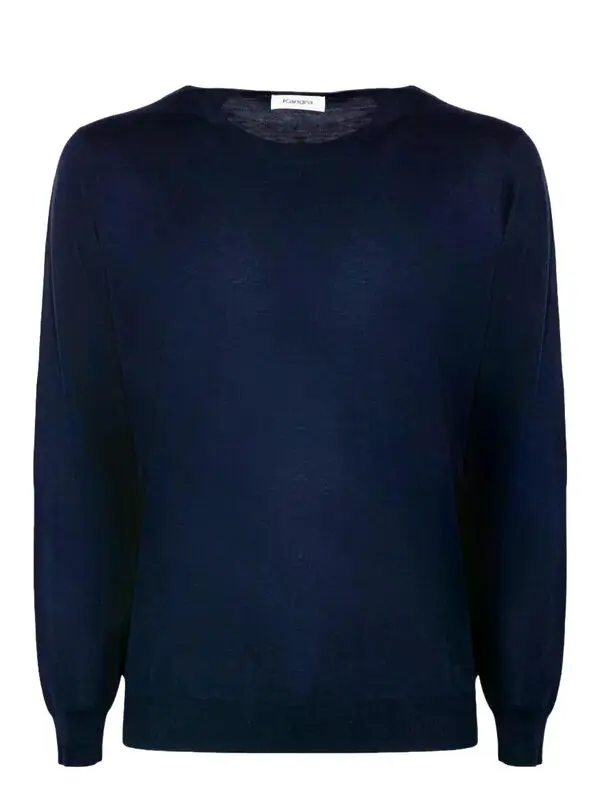 KANGRA Long-sleeve Sweater - Blue