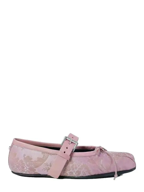 ANN DEMEULEMEESTER Zoey Buckled Ballet Flats - Pink