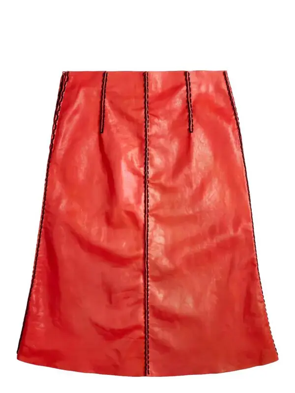 TOD'S A-line Skirt - Red