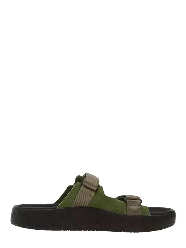 VEJA Arpoador Suede Sandals - Green