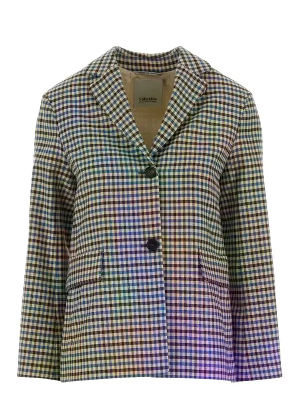 Max Mara Checked Blazer - Neutrals