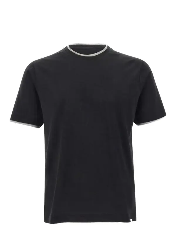 DIKTAT Stitched-logo T-shirt - Black