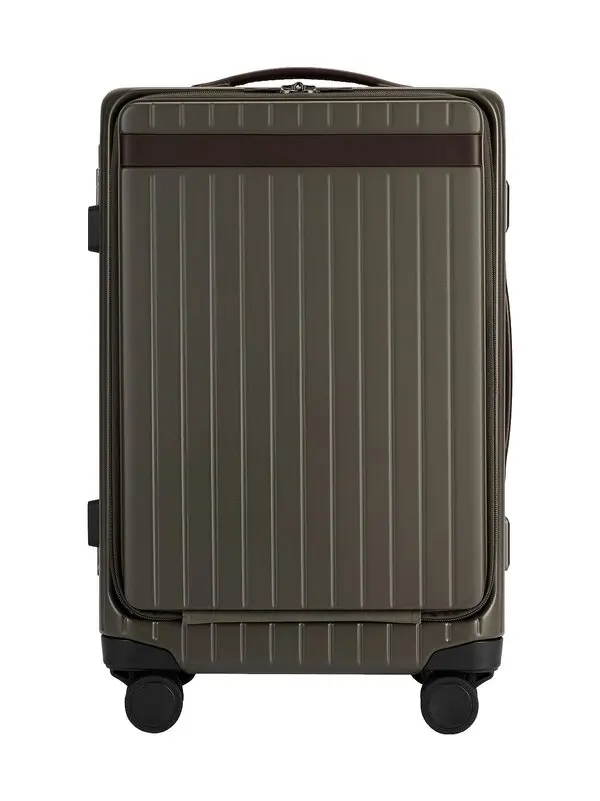 CARL FRIEDRIK The Carry-on X Suitcase - Dark Olive & Chocolate