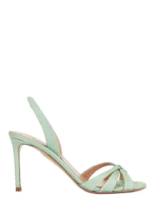 AQUAZZURA Tati 85 Sandal - Mint
