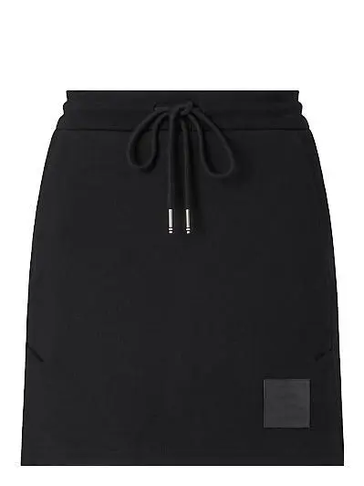 THOM BROWNE X ASICS Brand-patch Drawstring-waist Mini Skirt - Black