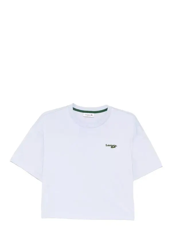 Lacoste Logo-embroidered T-shirt - Blue
