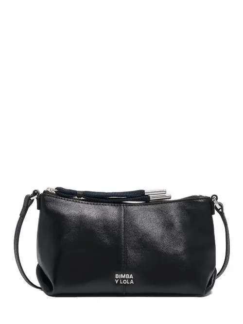 Bimba Y Lola Small Leather Bag - Black