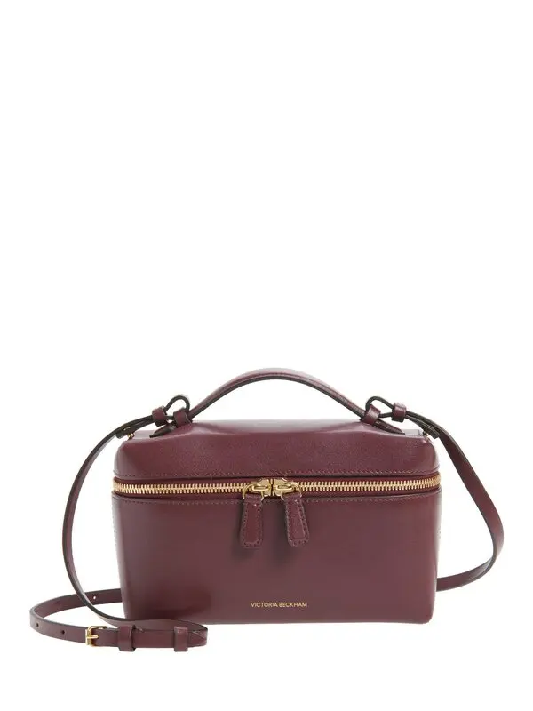 Victoria Beckham Vanity Case Crossbody Bag - Burgundy