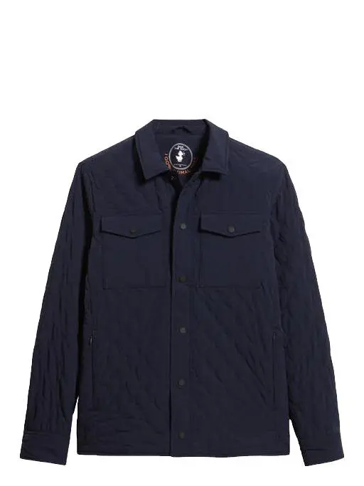 SAVE THE DUCK Anton Water Resistant Quilted Jacket - Navy Blue