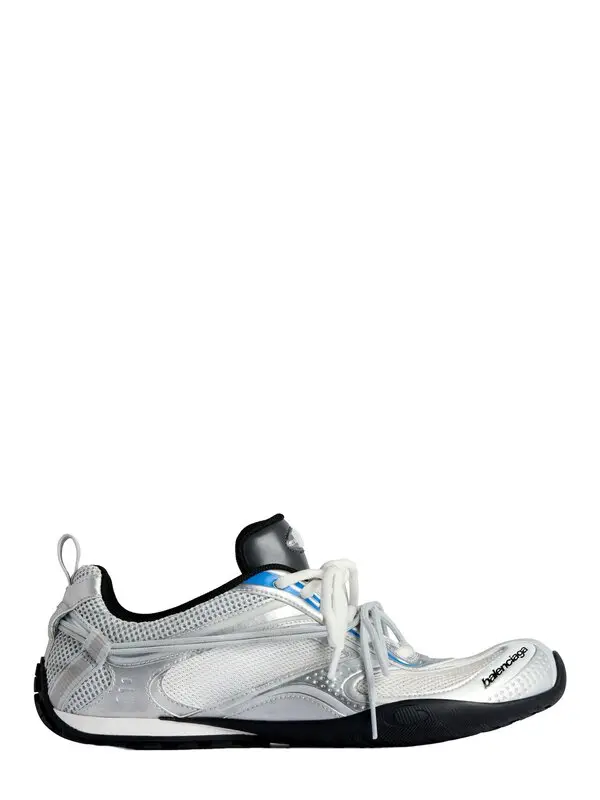 Balenciaga Radar Gradient Lines Sneakers - Silver