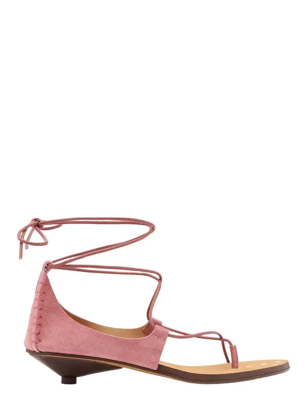 Ulla Johnson Aves Kitten Heel Sandal - Fig