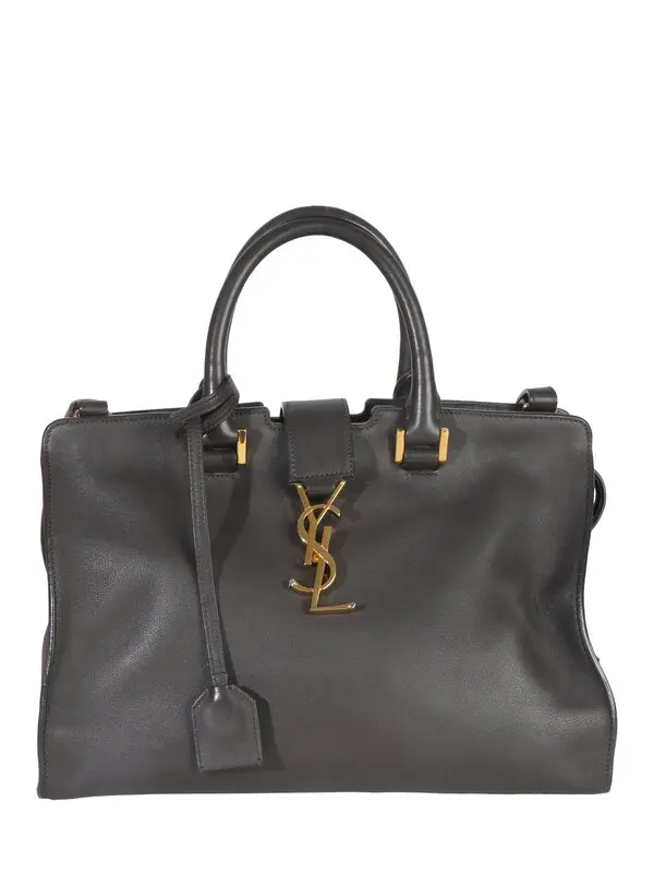 Saint Laurent Monogram Cabas - Gray