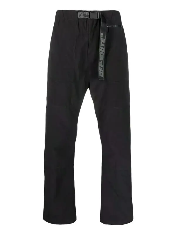 Off-White Industrial Straight-leg Trousers - Black