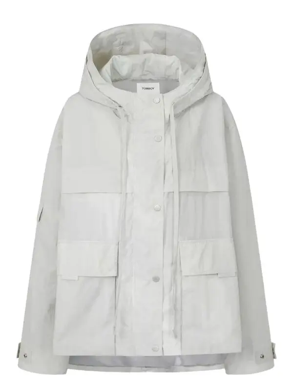 STUDIO TOMBOY Hooded Utility Jacket - Grey
