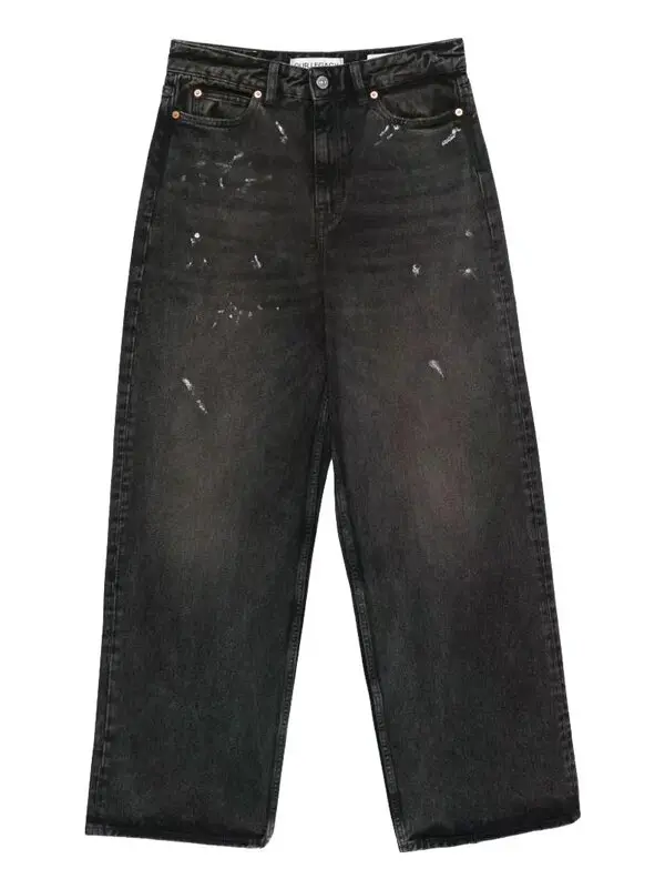 Our Legacy Washed-effect Full Cut Jeans - Black