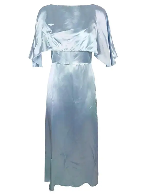 Fabiana Filippi Cape Dress - Blue