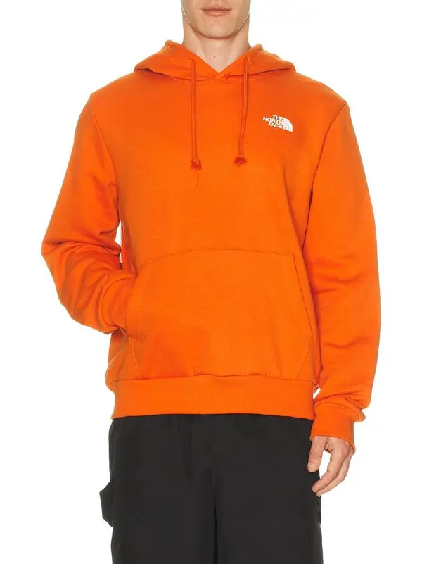 The North Face Evolution Box Nse Regular Hoodie - Lava Red